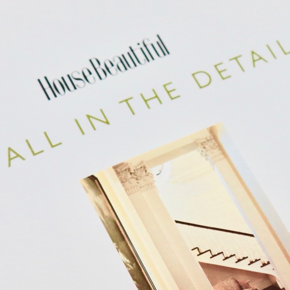 Accents | House Beautiful All In The Details Hardback Book | Poshmark